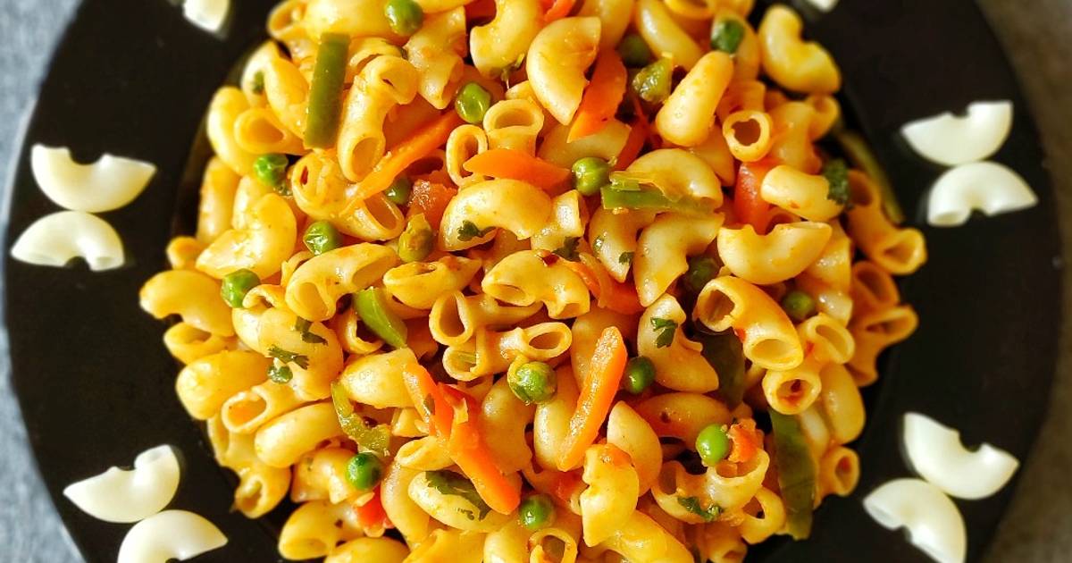 Indian Style Macaroni Recipe by Uzma Ahmad - Cookpad