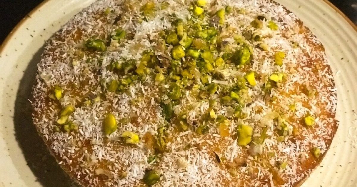 Traditional Egyptian Basbousa: Semolina & Coconut Cake Eggless 💁🏻‍♀️ ...