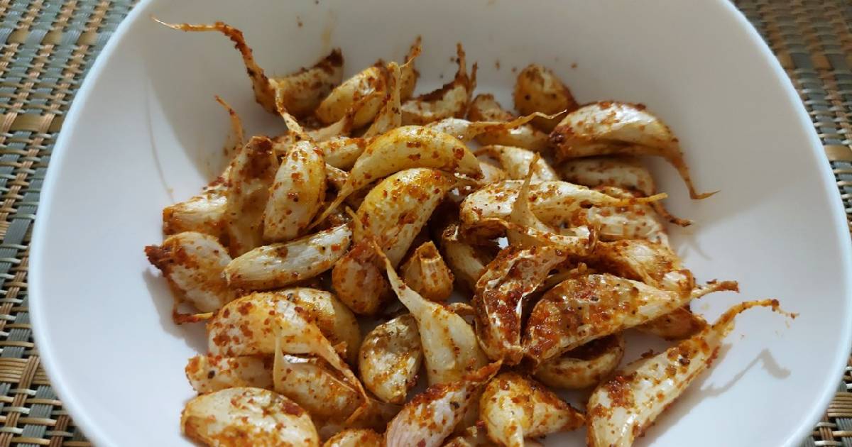 Lasun fry Recipe by Binita Patel - Cookpad