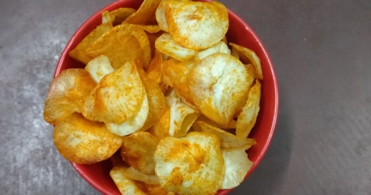 Maravalli Kilangu Chips (Tapioca Chips) Recipe by Swaminathan - Cookpad