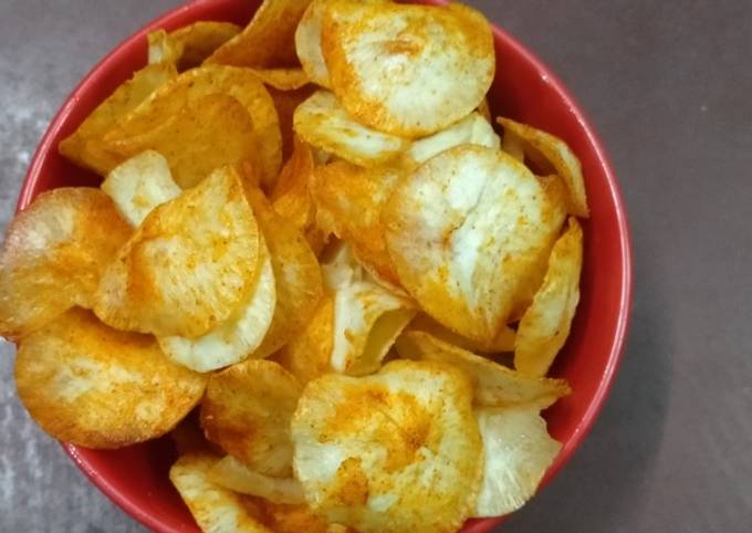 Maravalli Kilangu Chips (Tapioca Chips) Recipe by Swaminathan - Cookpad