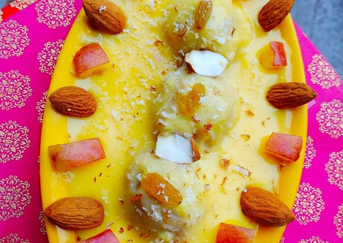 Fruits Balls in Custard Recipe by Bishakha Kumari Saxena - Cookpad