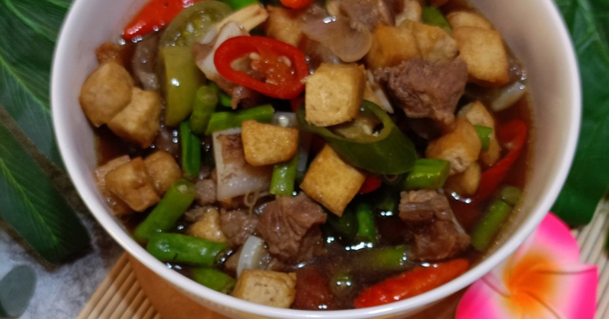 Resep Asem Asem Daging Tahu oleh tommy wiriadi putra - Cookpad
