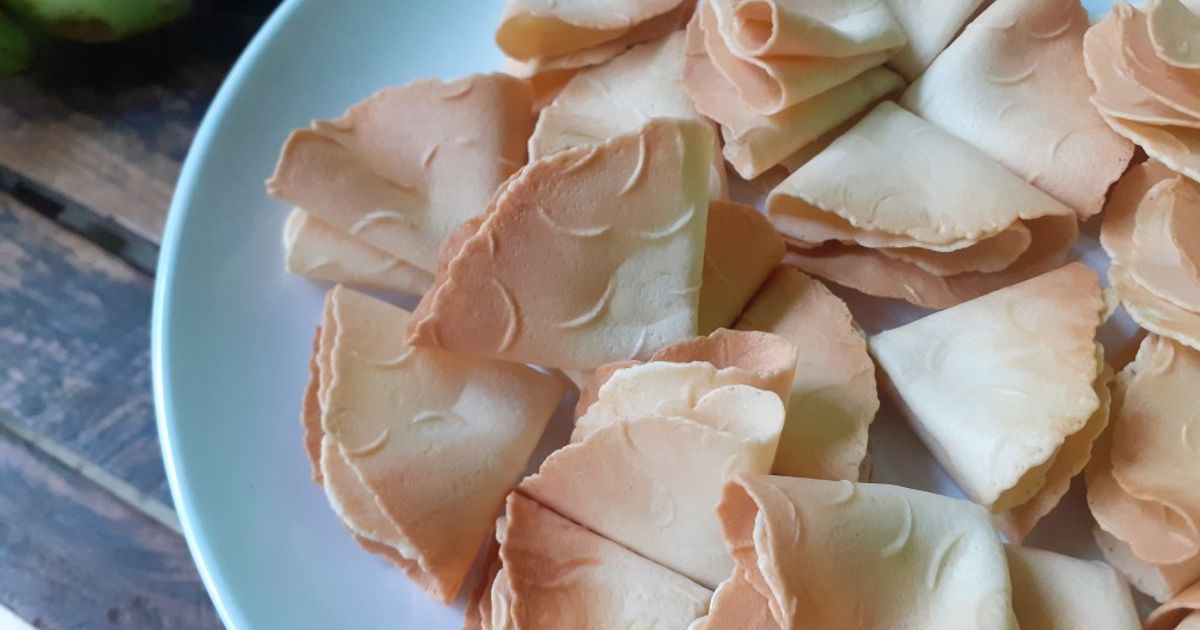 Resep kue semprong ketan rumahan enak dan mudah - Cookpad