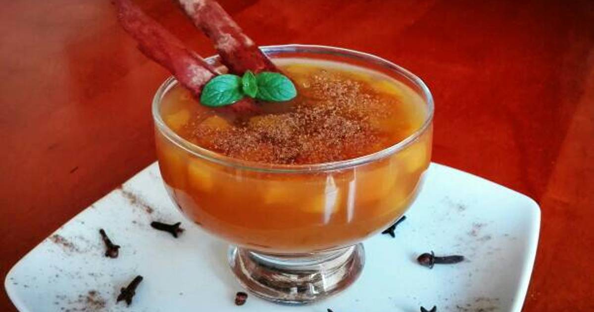 Mazamorra de Durazno 🍑 Receta de Luis- Cookpad