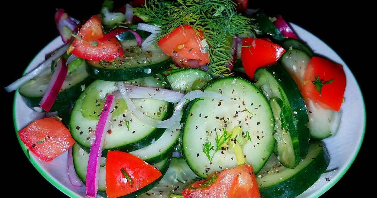 Mike's Tangy Cucumber Salad Recipe By Mmobrien