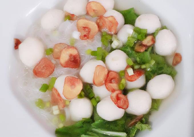 Resep Sup Bakso Ikan oleh Priska Koes - Cookpad