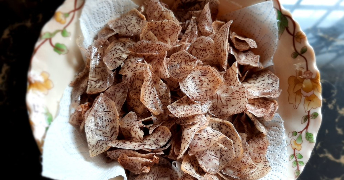 Nduma / Arrowroot Crisps Recipe by Leyona Wangari - Cookpad