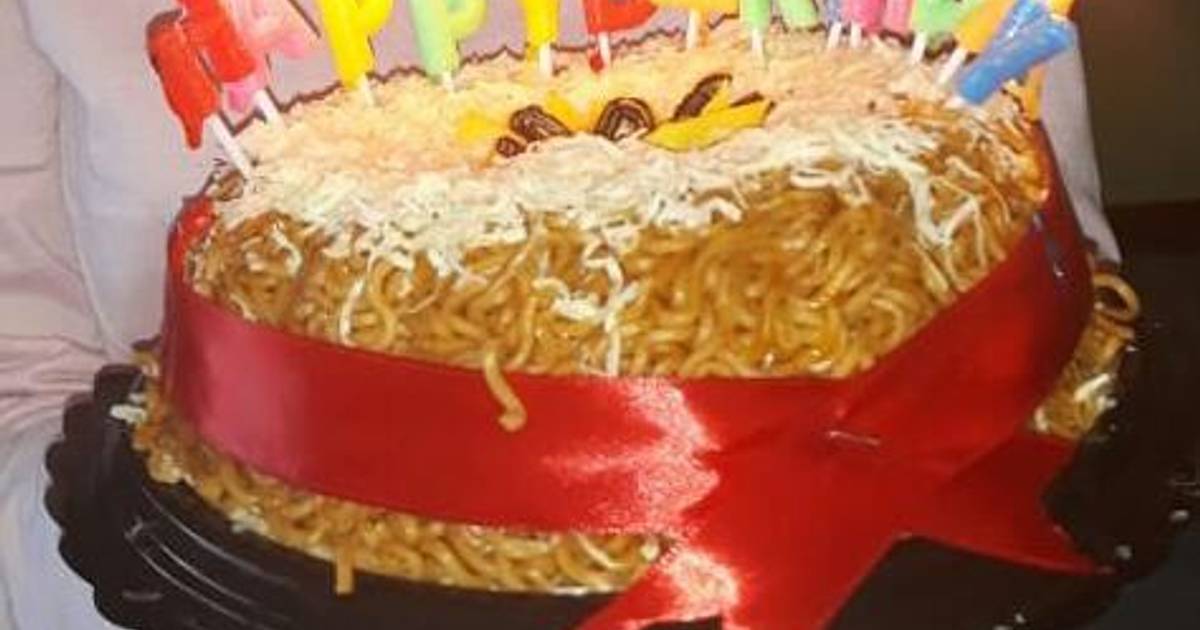 Resep Variasi kue ulang tahun dari mie oleh panggil saja an - Cookpad