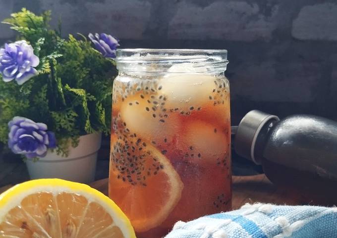Resep Teh Es Lemon Rambutan oleh Widjie Astuti - Cookpad