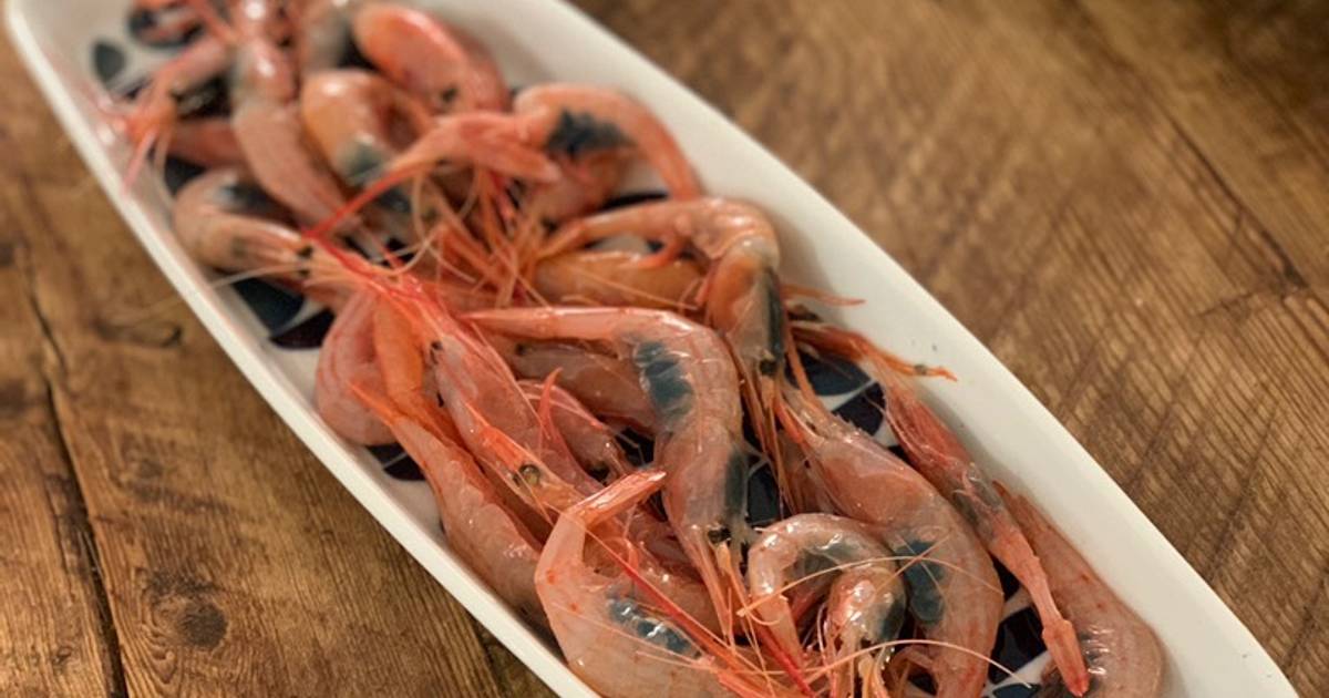 Raw Shrimp Eating