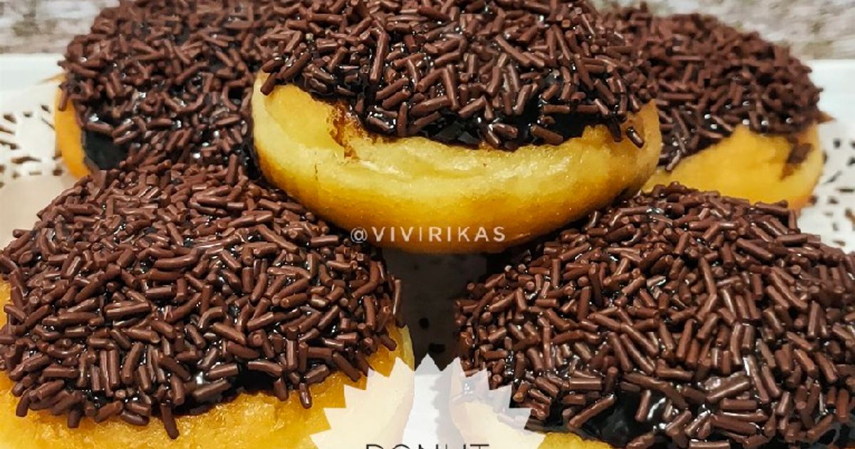 Resep Donut Jadul Coklat Meises oleh Vivi Susanty - Cookpad