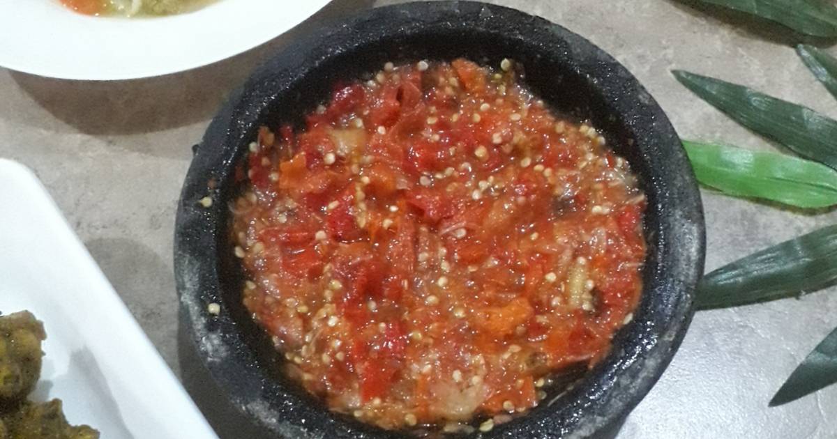 Resep Sambal merah rebus oleh Ani Brilian - Cookpad