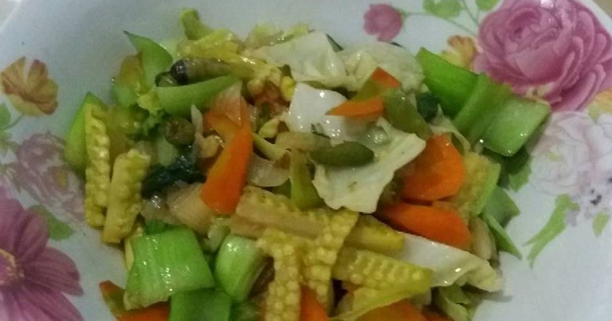 Resep Pad Pak (cap jay ala Thailand) oleh irlin.nm - Cookpad
