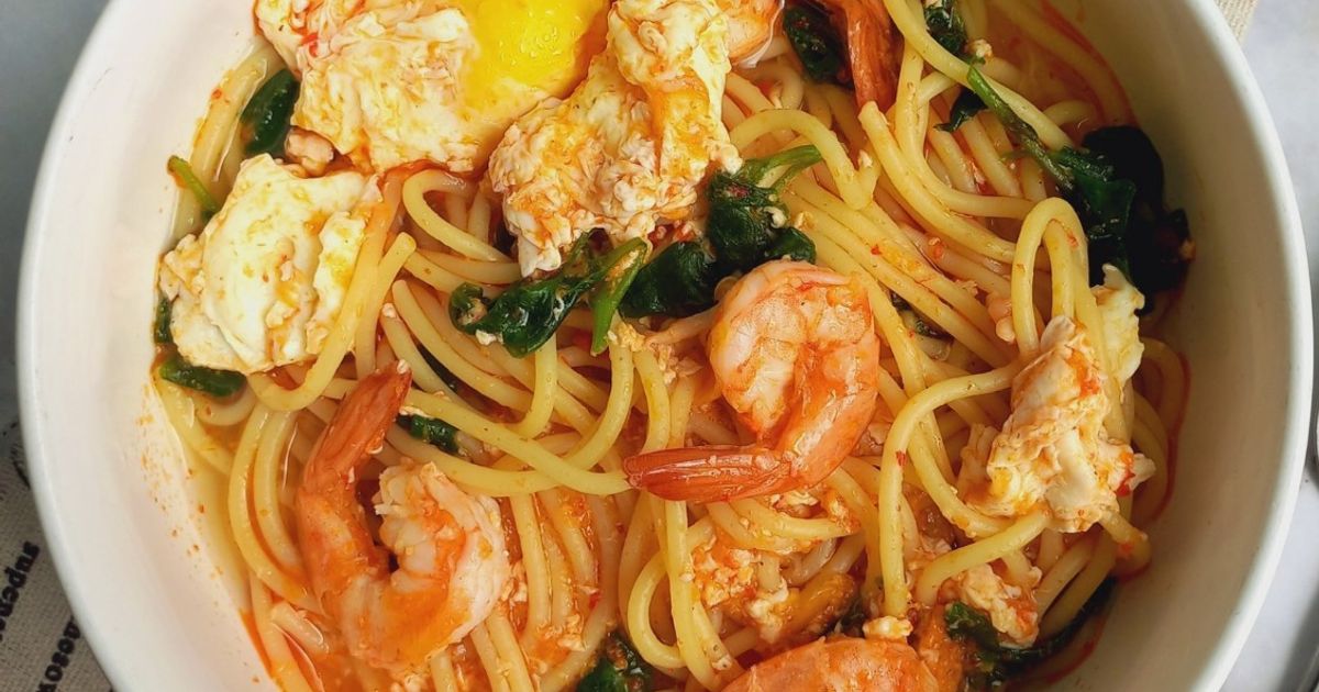 Resep Seblak Spagetti Udang oleh Ima Fatmawati - Cookpad