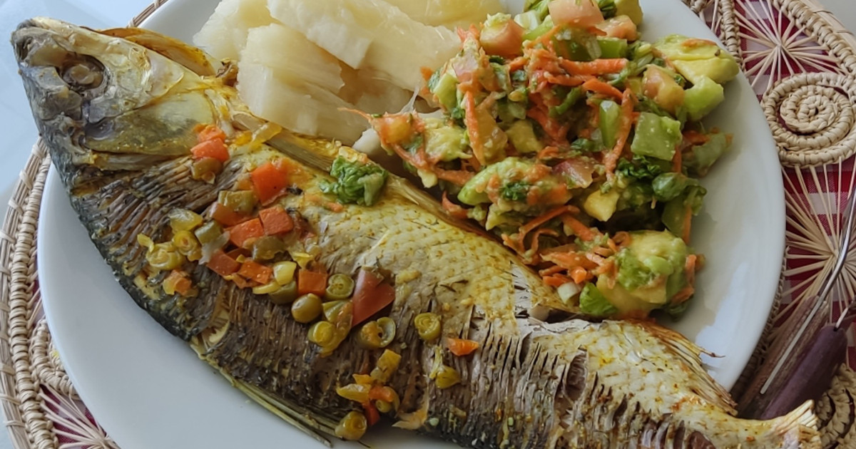 Bocachico Asado En Barril Receta de Pedro Blanquicet- Cookpad