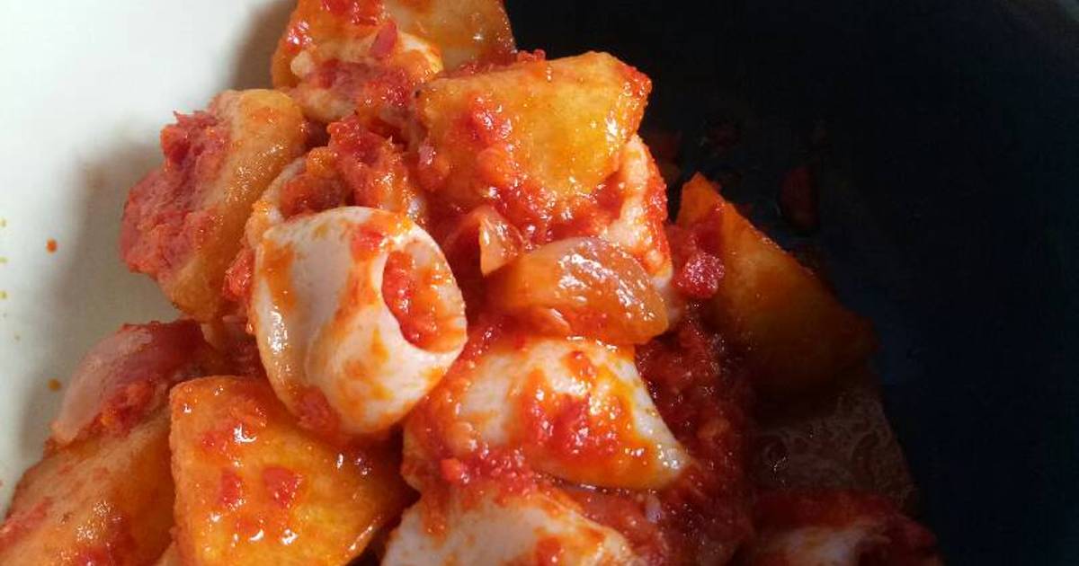 Resep Cumi kentang balado oleh Dapur Vie - Cookpad