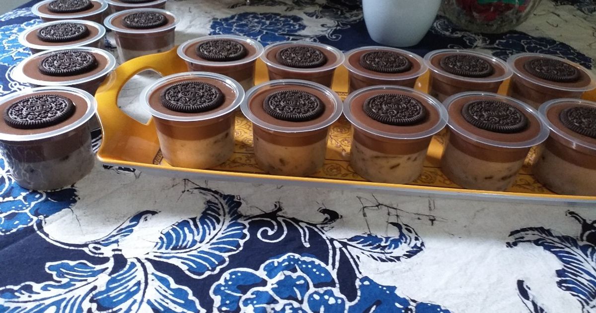 Resep Silky Pudding Milo Oreo oleh Bakoel Omi - Cookpad