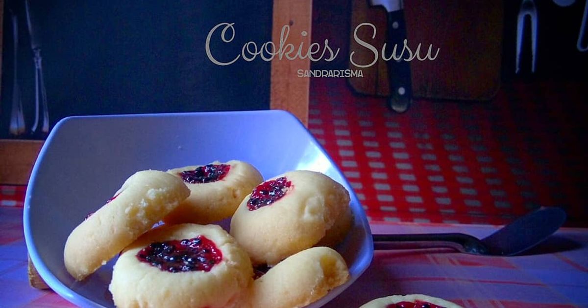 Resep Cookies Susu (Teflon) oleh Sandra Risma - Cookpad