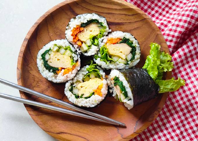 Resep Tamago Kimbab oleh Nirastorytummy - Cookpad