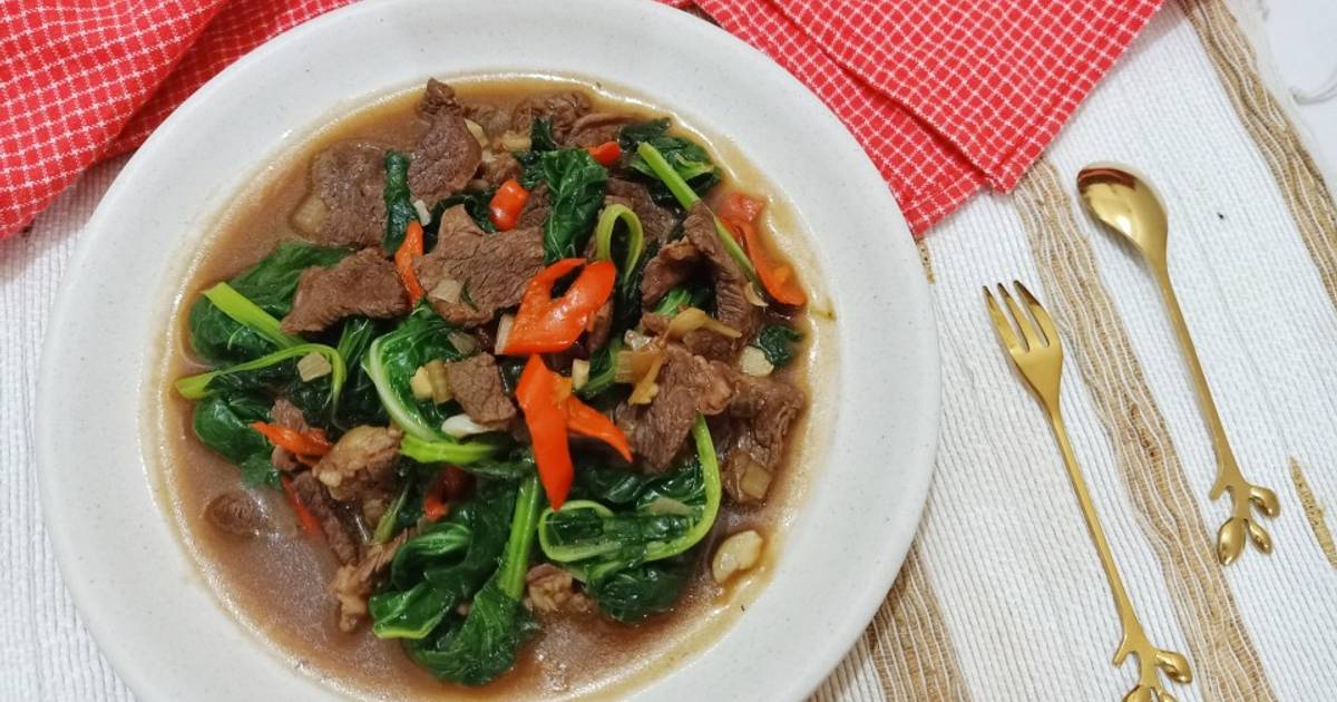 Resep Cah Kailan Daging Sapi oleh Mrs.Tans |IG : @tans.erni - Cookpad