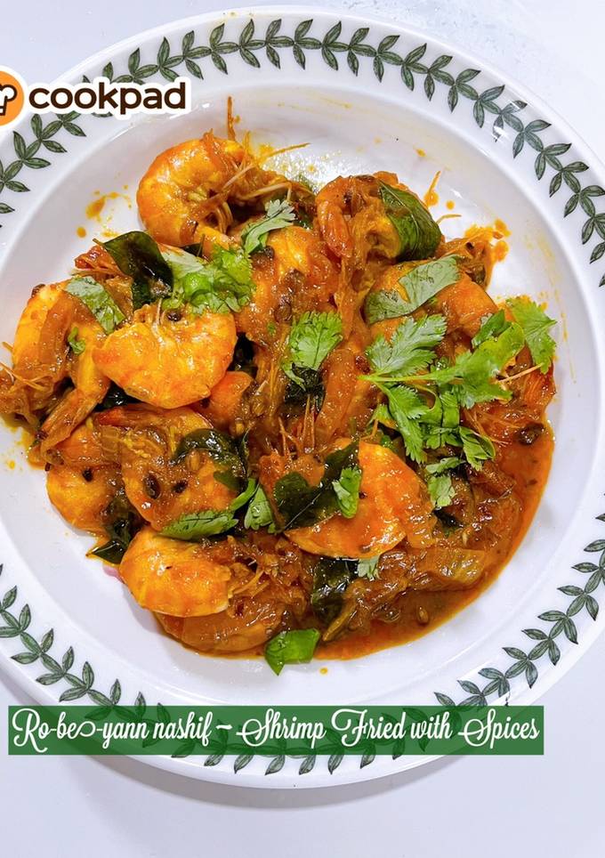 Resipi 👩‍🍳Ro-be-yann nashif ~ Shrimp Fried with Spices 🇦🇪 oleh Mahadiah ...