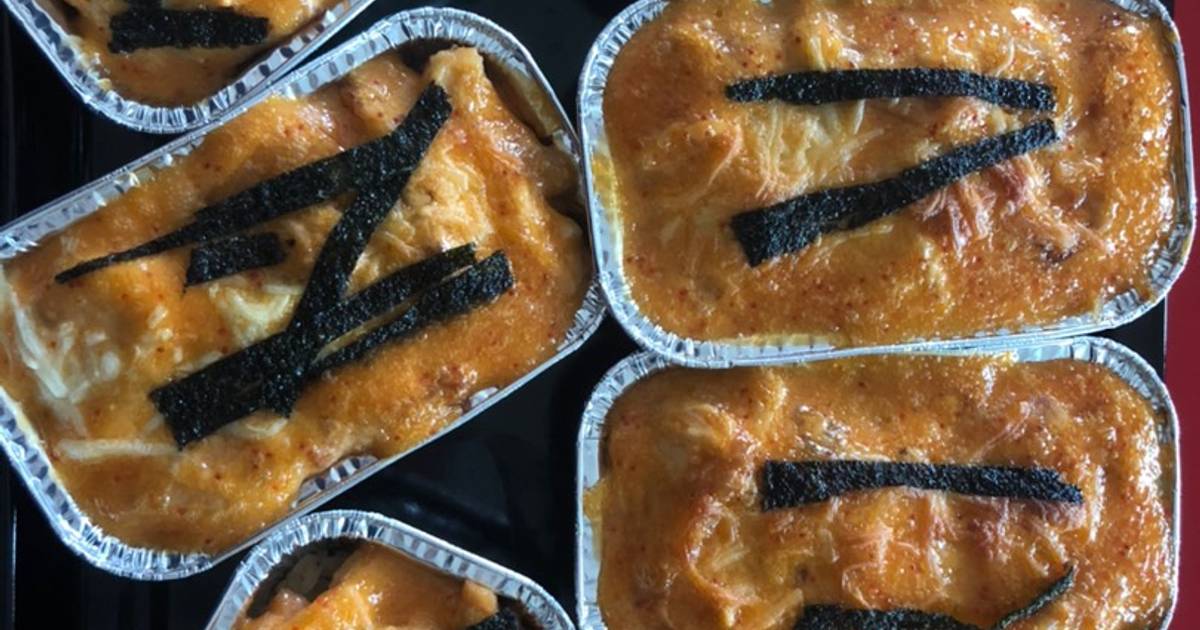 Resep Baked salmon mentai with japanese rice oleh Foodsnote - Cookpad