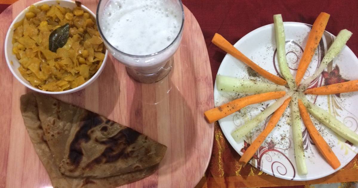 Satvik dinner platter Recipe by Shruti Raman( legendet100) - Cookpad