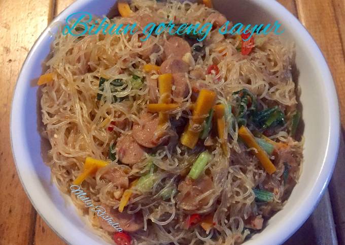 Resep Bihun Goreng Sayur oleh Melly Rishelia - Cookpad