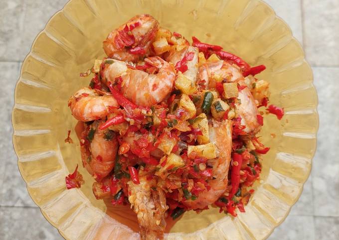 Resep Udang Goreng Chilli Padi oleh Aulia Z - Cookpad