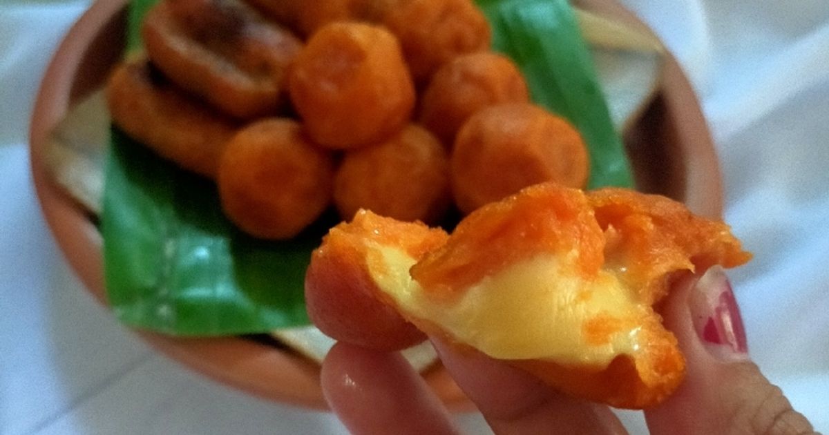 42 resep cara membuat timus ubi jalar isi keju dan coklat enak dan ...