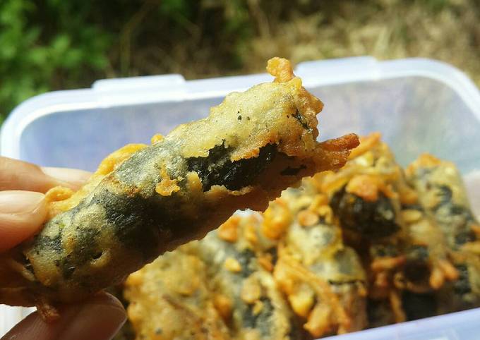 Resep Crispy Fried Seaweed a.k.a Kim Mari 김말이 oleh Thia's Dish - Cookpad