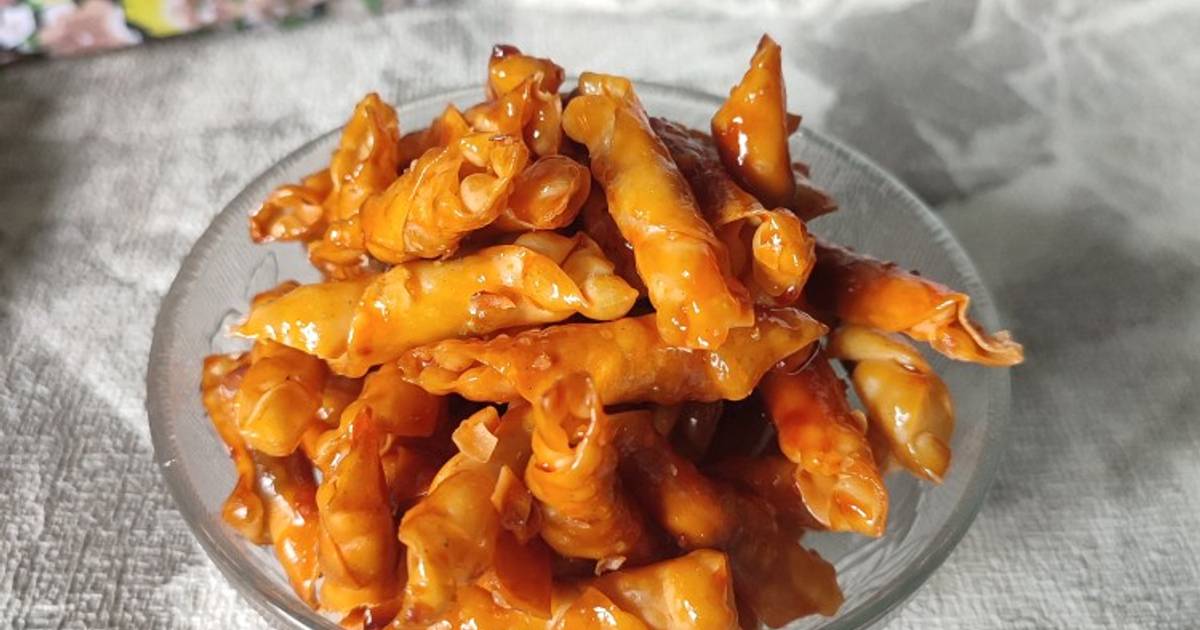 Resep kacang sembunyi renyah, manis & mudah untuk camilan