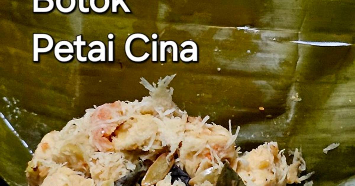 Resep Botok Petai Cina Komplet😋_(Mix Tempe, Jambal Roti, Petai, Kemangi ...