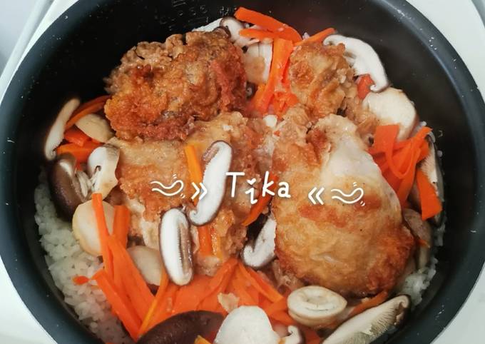 Resep 41. Nasi KFC Rice Cooker oleh Tika (Bunda Nuna) - Cookpad