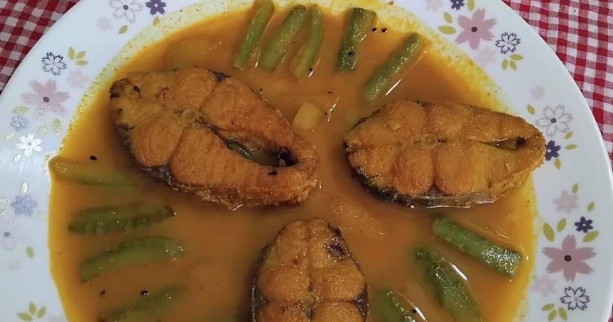 Katla Fish with Ridge Gourd Recipe by Sudipa Gope - Cookpad