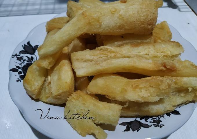 Resep Singkong goreng merekah oleh Dapur Savina - Cookpad