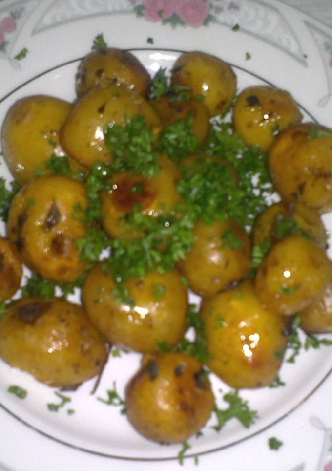 Papitas Colombianas (papas criollas) con orégano Receta de Giomar ...