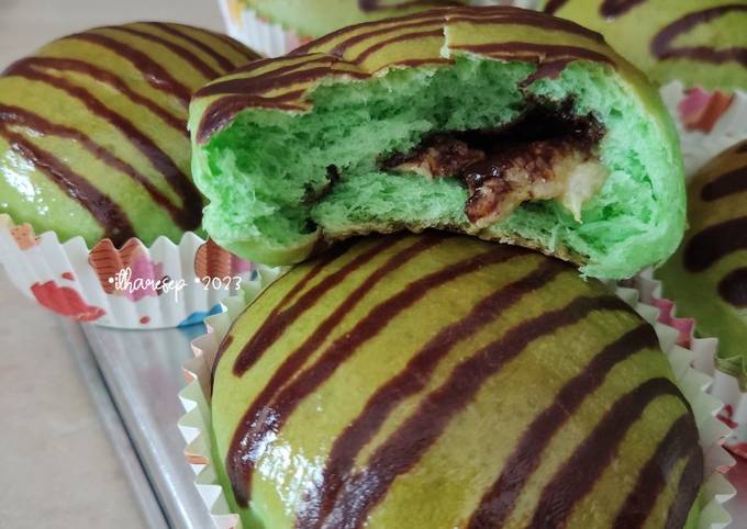 Resep Roti Pisang Pandan Cokelat Oven Tangkring Oleh Diyah Puspita