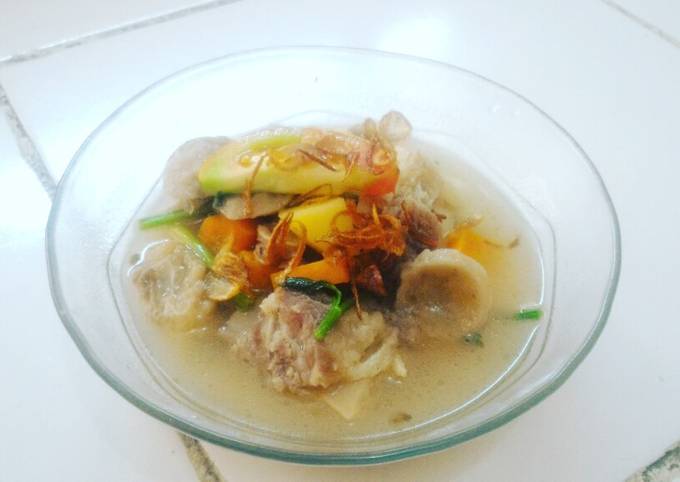 Resep Sop Iga Sapi Baso oleh Nitul - Cookpad