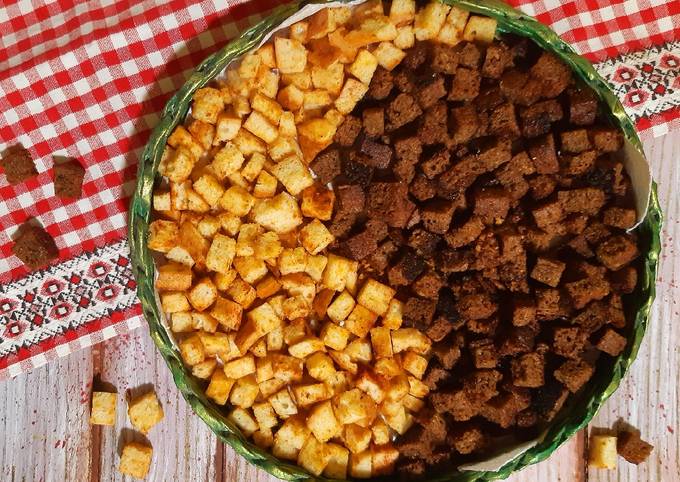 Сухарики - покроковий рецепт з фото. Автор рецепта Ольга Яковчук🌳 ...