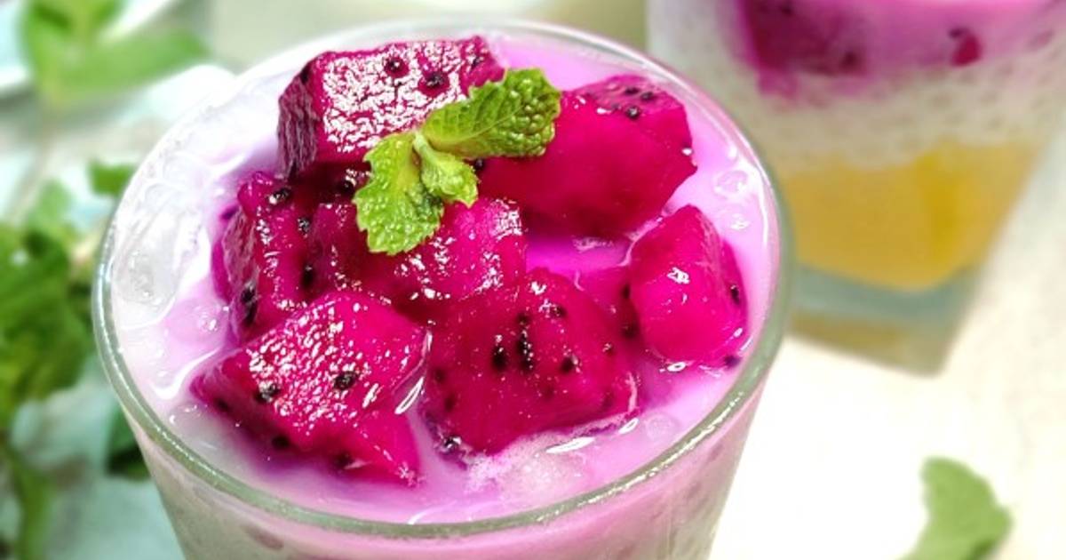 Resep Red Pitaya Mango Sagoo Drink (556) oleh Susi Darmawan/IG @d_sus14 ...