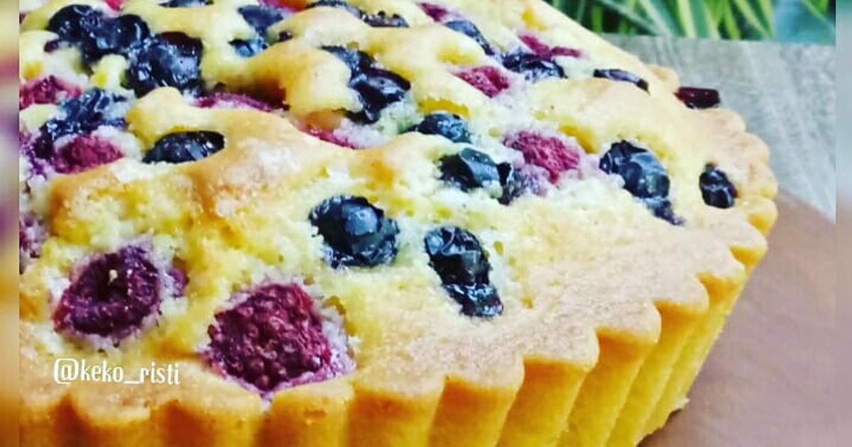 Resep One Bowl Fruits Pastry Cake oleh Keko Risti - Cookpad