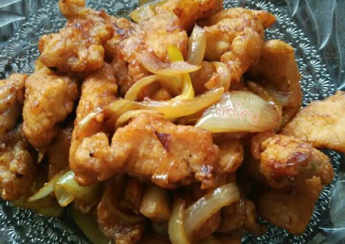 Resep Ayam Sauce Mentega oleh Aning Agustin - Cookpad