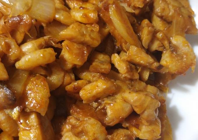 Resep Oseng udang tempe kecap Inggris oleh Aurora Borealis - Cookpad