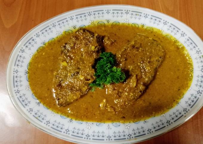 Mughlai fish curry Recipe by Gurpal kaur Ubhi - Cookpad