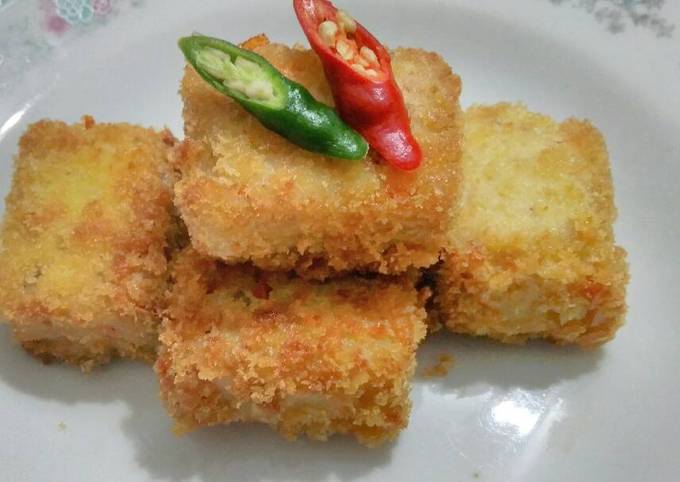 Resep Nugget Tahu Ayam Keju oleh Aisyah - Humairah - Cookpad