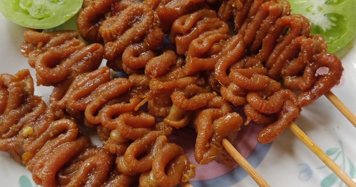 Resep Sate Usus Manis Pedas oleh Lia Ruliyanti - Cookpad