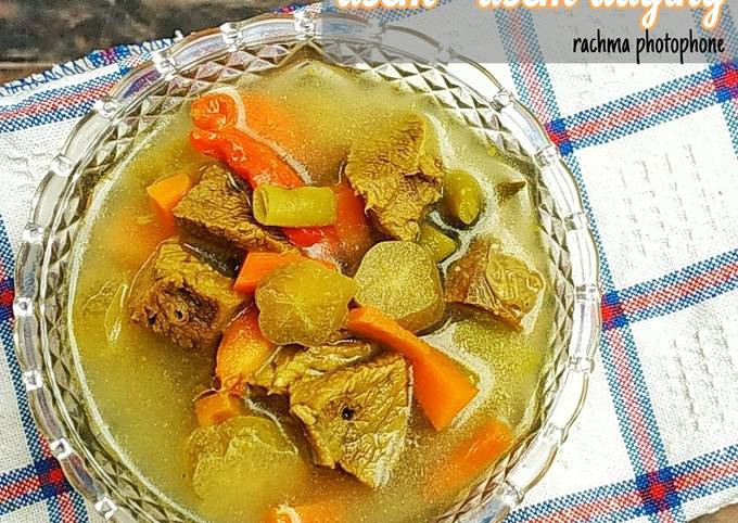 Resep Asem-asem daging oleh Rachma Nita - Cookpad