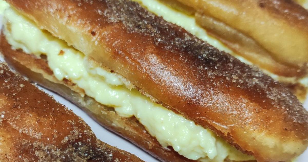 Xuxos de crema súper rápidos Receta de CocinandoConEstefanía- Cookpad